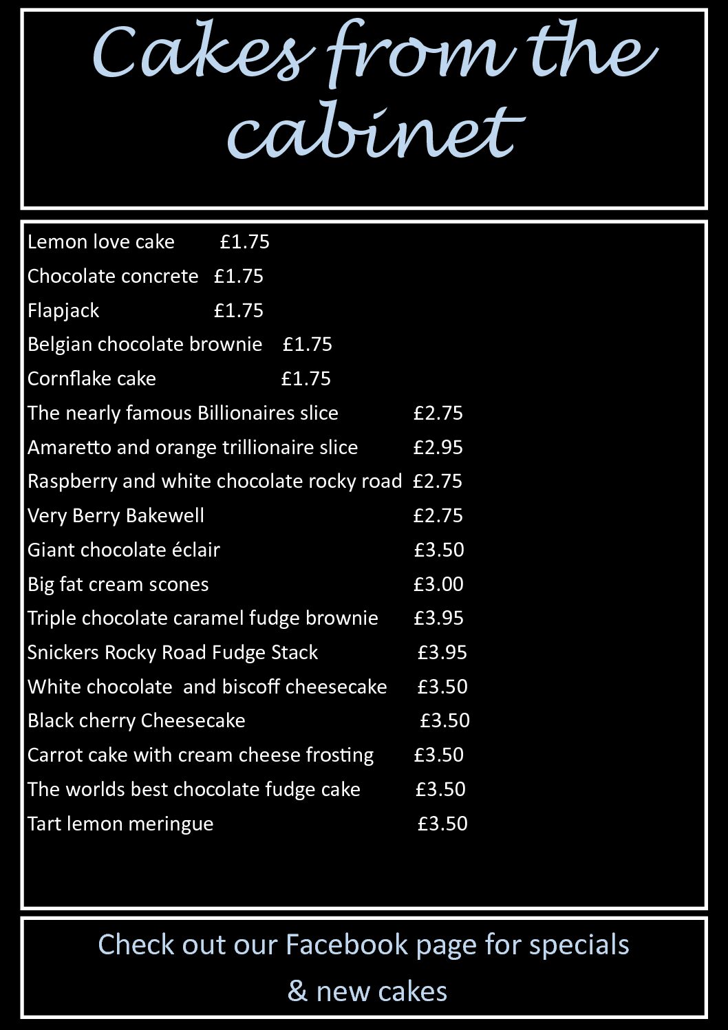 Menu’s | Delilicious